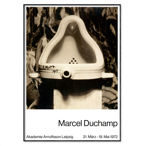 Marcel Duchamp 'Fountain' Urinal Sculpture | Exhibition Poster | Art ...
