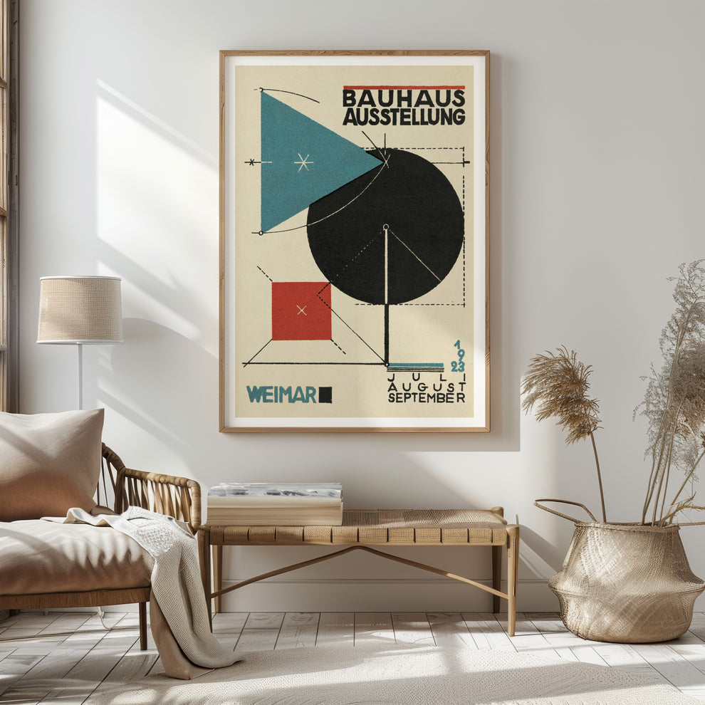 Herbert Bayer Bauhaus Exhibition Poster 1923 | Art Poster Archive ...