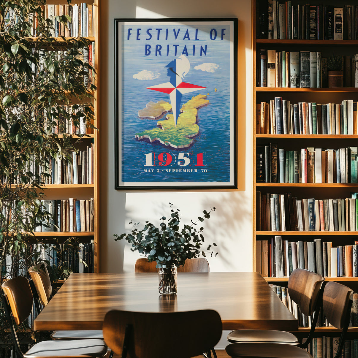 Festival Of Britain Poster Print - Art Poster Archive – artposterarchive