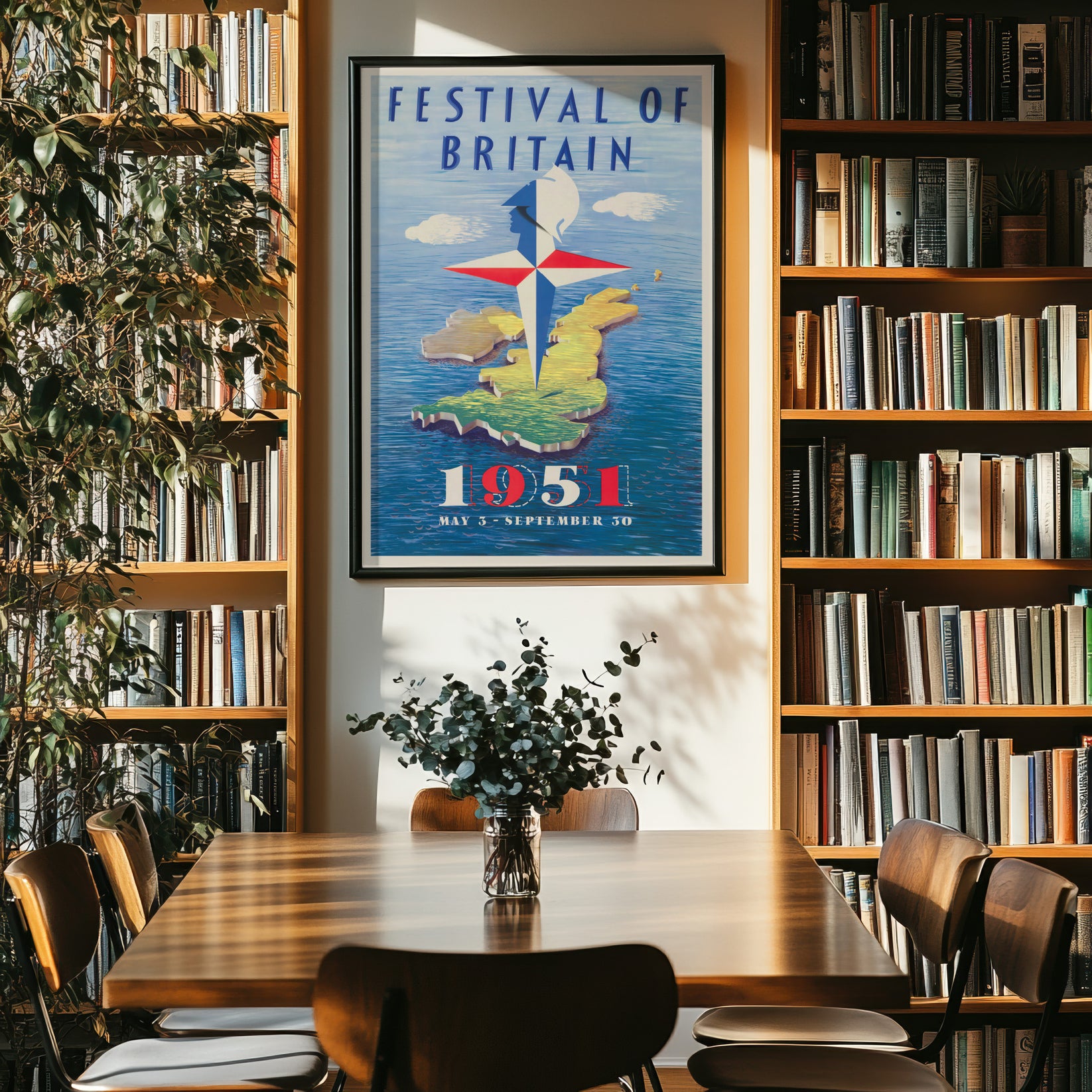 Festival Of Britain Poster Print - Art Poster Archive – artposterarchive