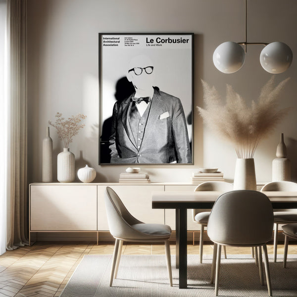 Le Corbusier Poster: A Tribute to Modernism's Icon | Art Poster Archive ...
