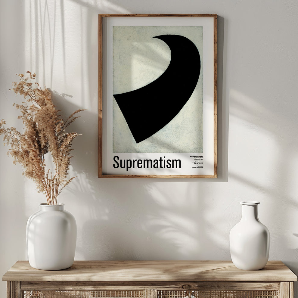 1917 Suprematism by Malevich | Gallery Exhibition Poster | Bold ...