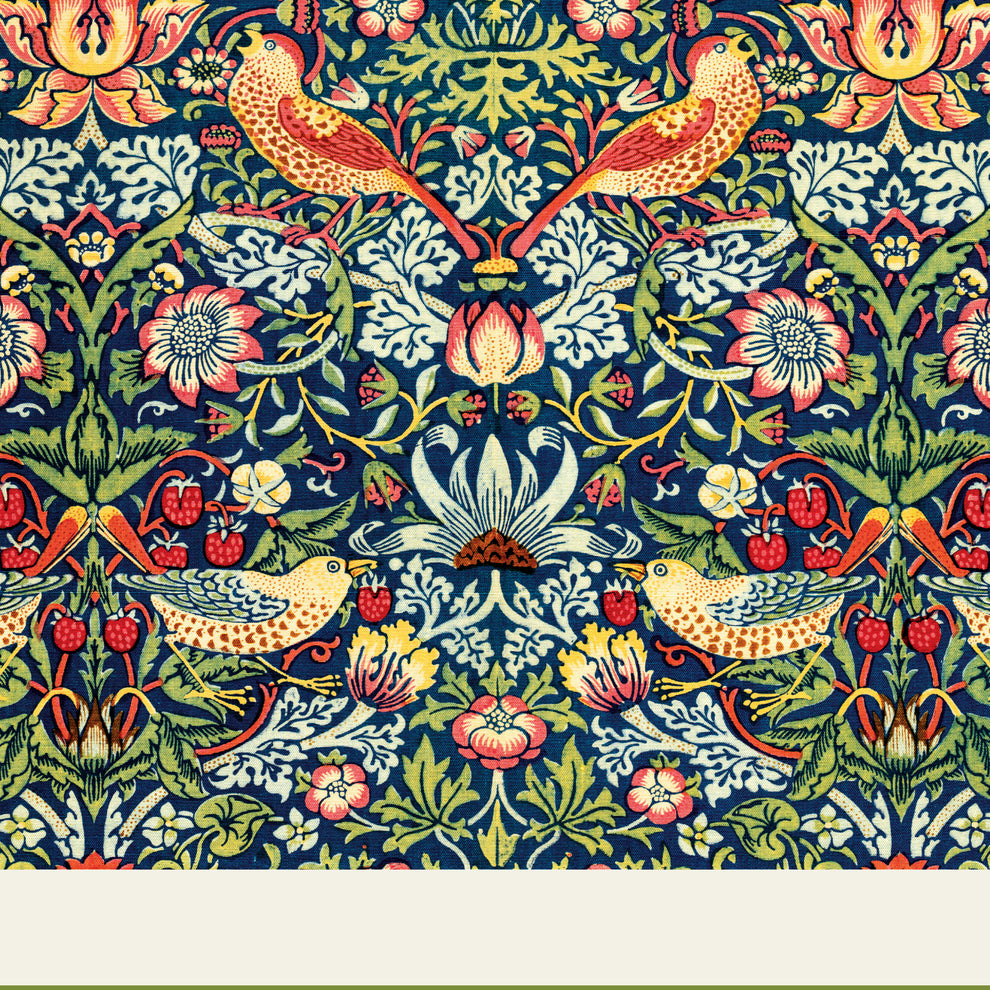 William Morris 'Strawberry Thief' Exhibition Poster Print | Art Poster ...