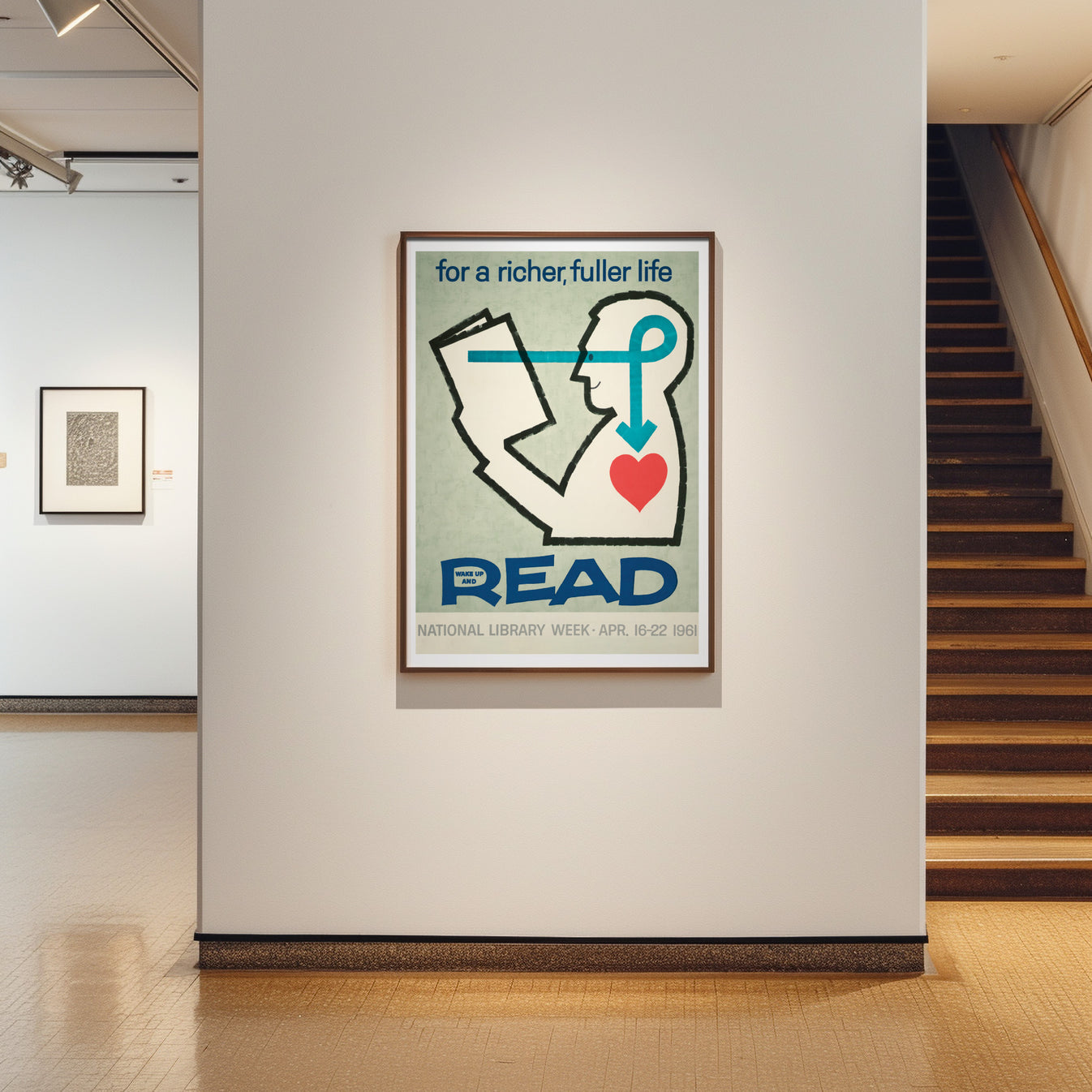 National Library Week Poster For Book Lovers | Art Poster Archive ...