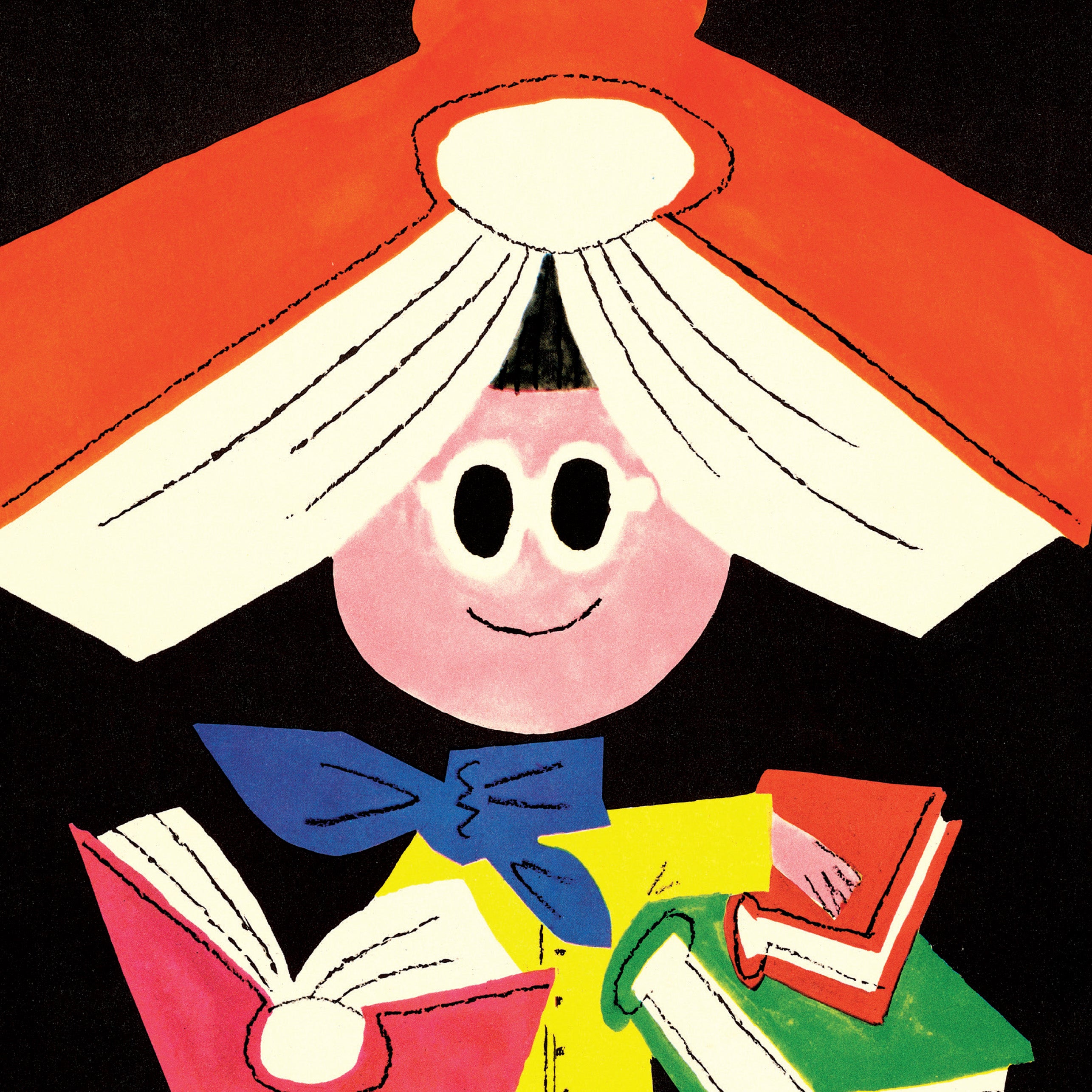 Paul Rand Book Week Poster 1958 | Art Poster Archive – artposterarchive