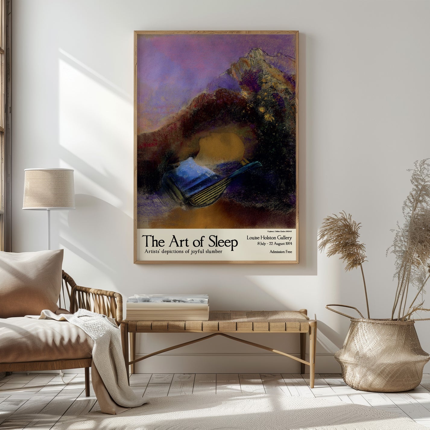 Odilon Redon Exhibition Poster, Orpheus, The Art Of Sleep | Art Poster ...