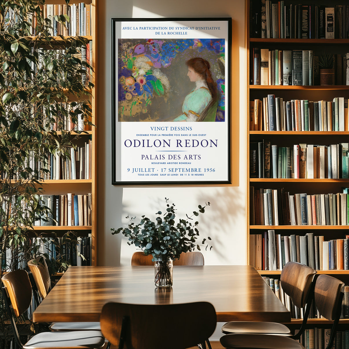 Odilon Redon Exhibition Poster - 'Violette Heymann' 1910 | Art Poster ...