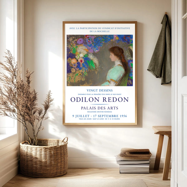 Odilon Redon Exhibition Poster - 'Violette Heymann' 1910 | Art Poster ...