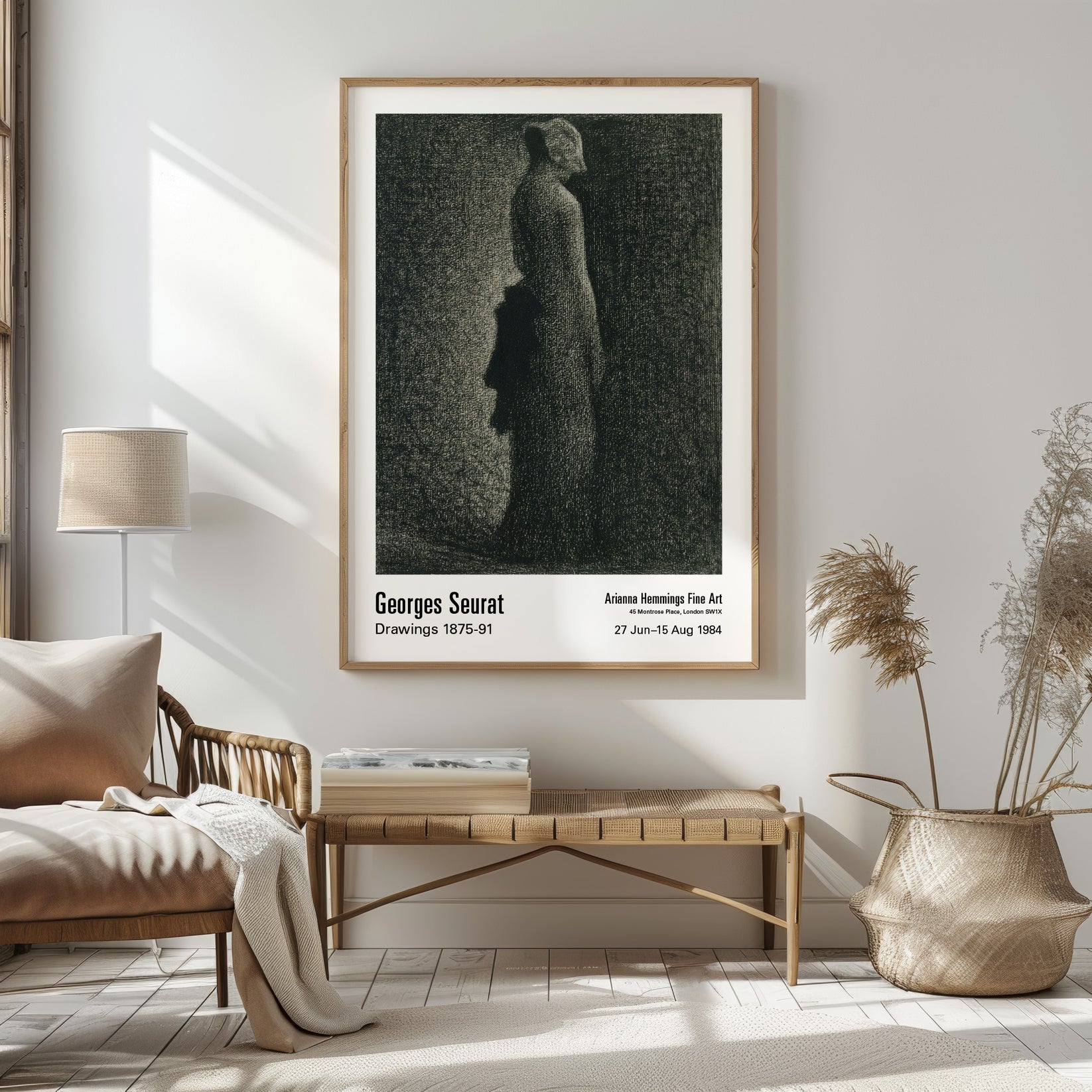 Georges Seurat Drawing Exhibition Poster | Art Poster Archive ...