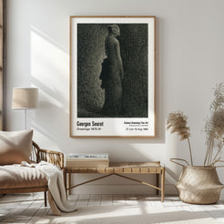 Georges Seurat Drawing Exhibition Poster | Art Poster Archive ...