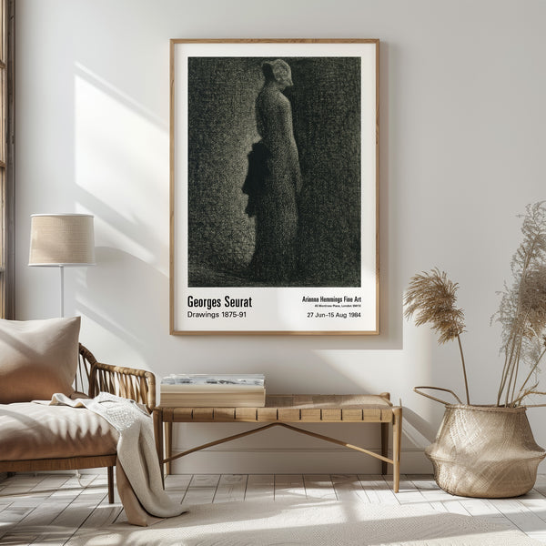 Georges Seurat Drawing Exhibition Poster | Art Poster Archive ...