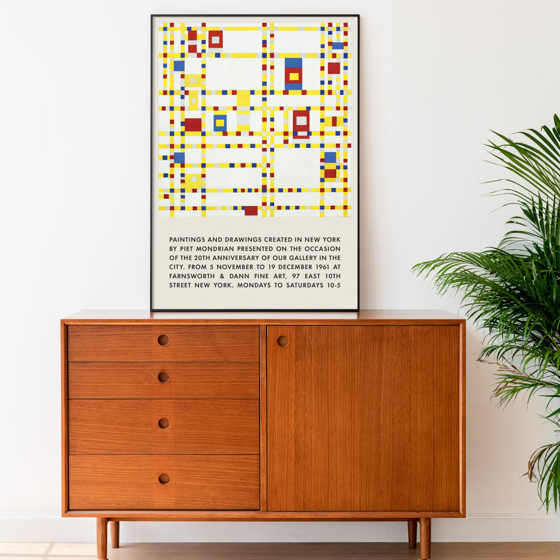 Piet Mondrian 'Broadway Boogie-Woogie' Exhibition Poster | Art Poster ...