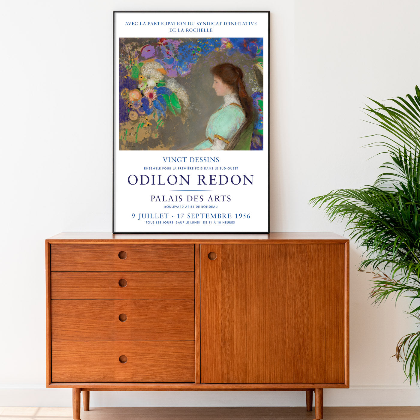 Odilon Redon Exhibition Poster - 'Violette Heymann' 1910 | Art Poster ...