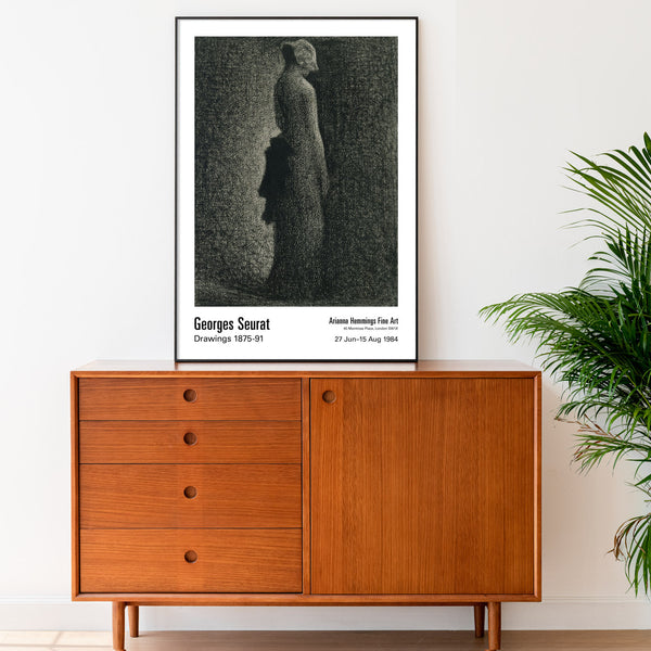 Georges Seurat Drawing Exhibition Poster | Art Poster Archive ...