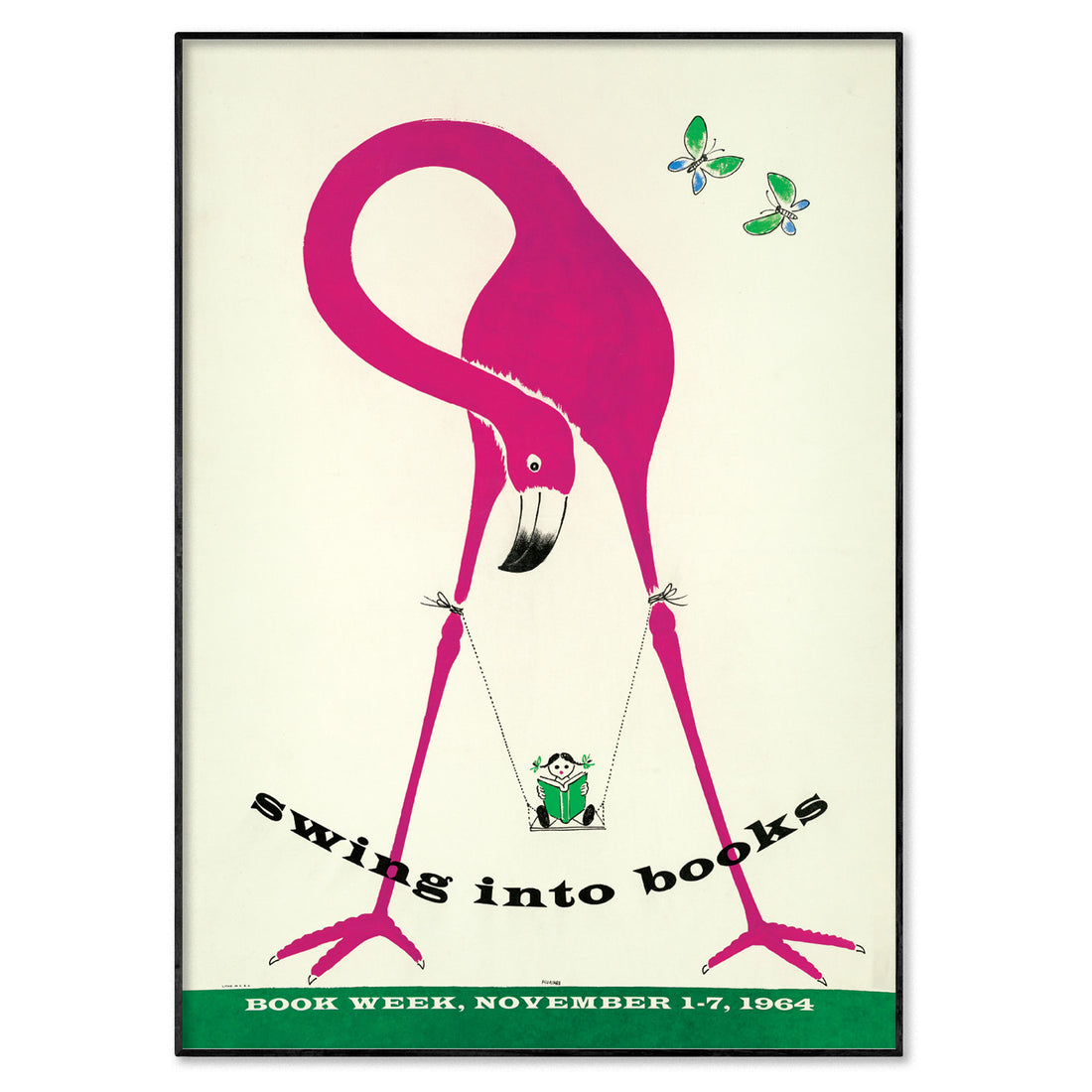 Bruno Munari Poster - 'Swing Into Books' - For Book Week 1964 | Art ...