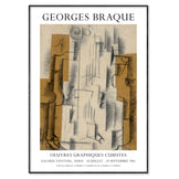 Georges Braque Exhibition Poster - Cubist Graphic Works | Art Poster ...