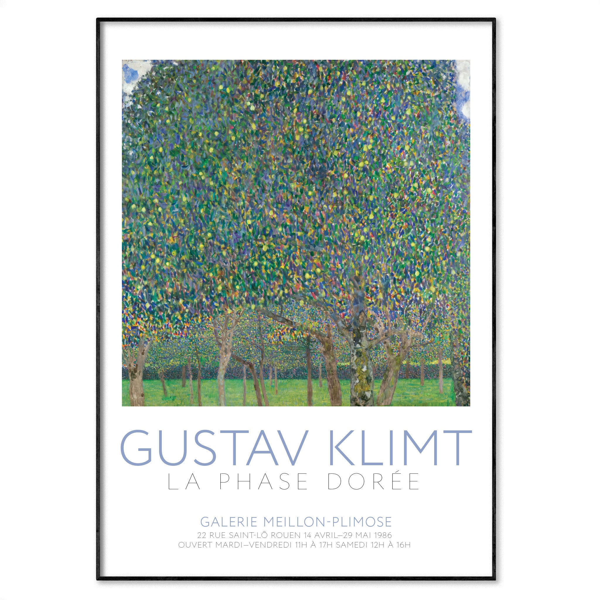 Gustav Klimt 'Pear Tree' Exhibition Poster | Art Poster Archive ...