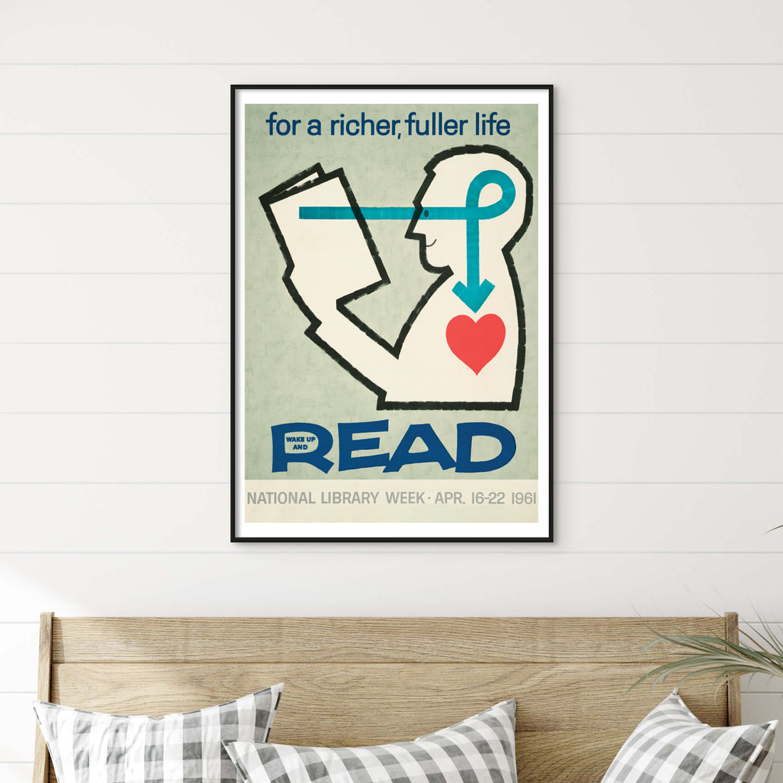 National Library Week Poster For Book Lovers | Art Poster Archive ...