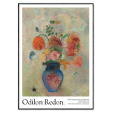 Odilon Redon Exhibition Poster | Large Vase With Flowers, 1912 | Art ...