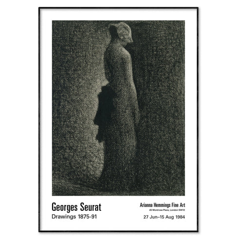 Georges Seurat Drawing Exhibition Poster | Art Poster Archive ...