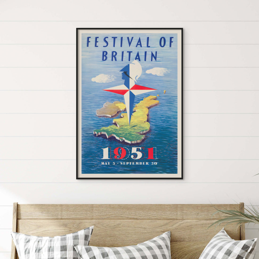 Festival Of Britain Poster Print - Art Poster Archive – artposterarchive