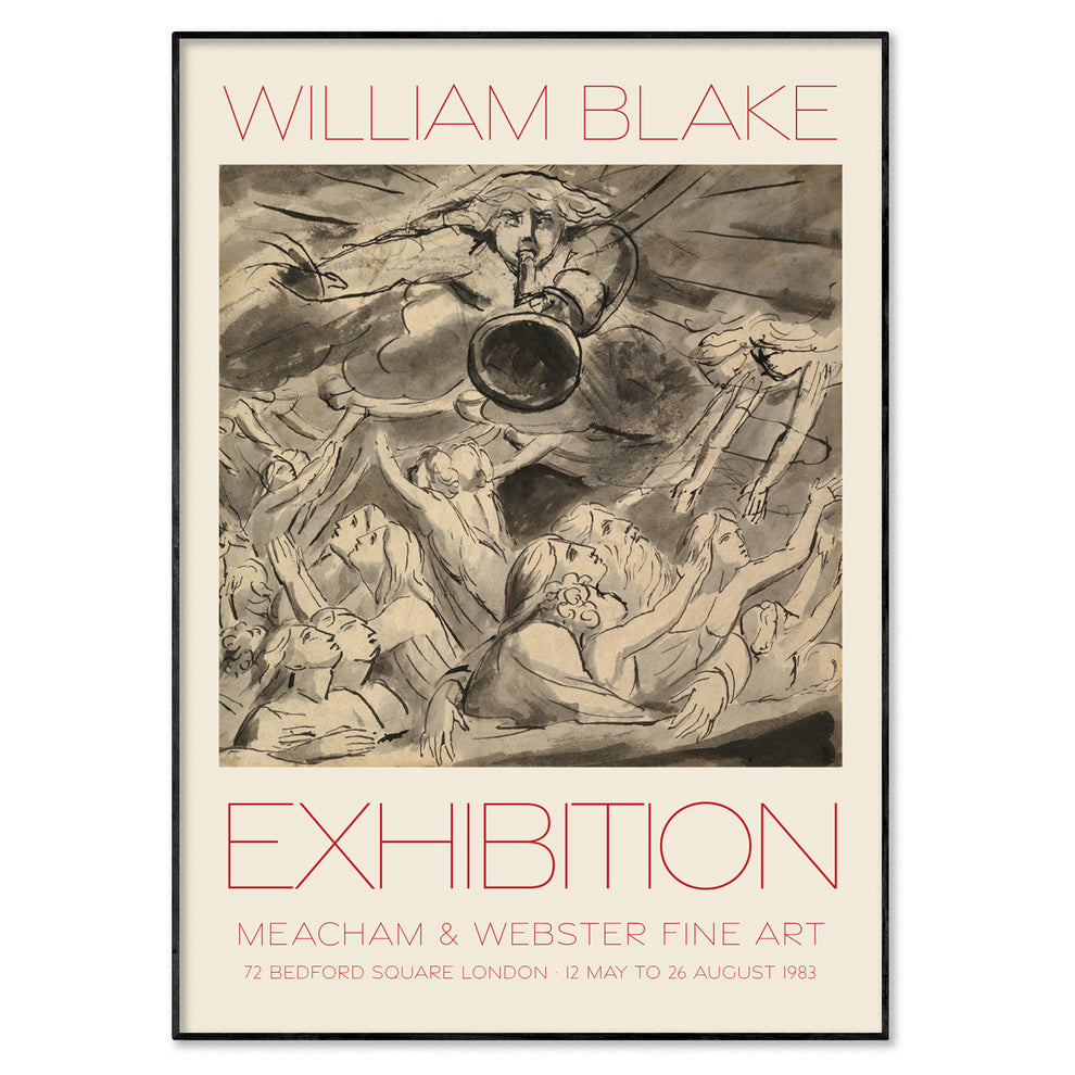 William Blake Exhibition Poster, 'The Last Trumpet' by Art Poster ...