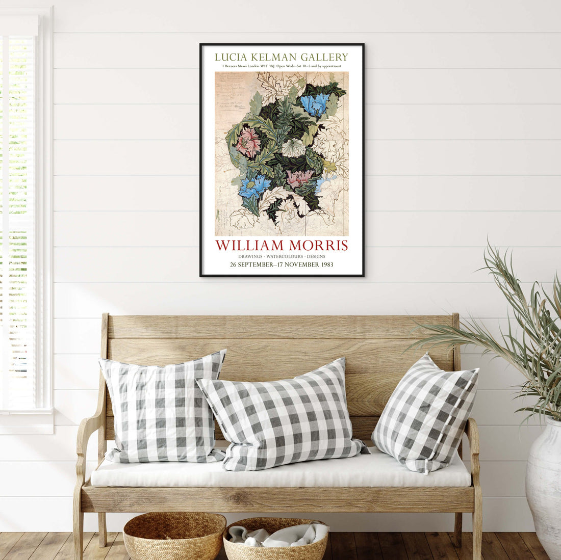 William Morris Drawings & Designs Exhibition Poster | Art Poster ...